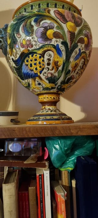 vaso decorato vintage