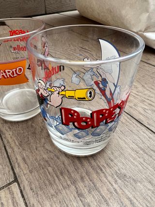 5 bicchieri bicchieri Nutella 