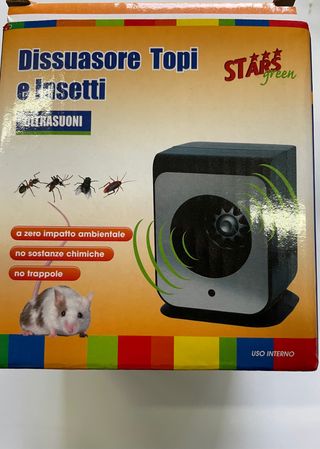 Dissuasore ultrasuoni per Topi e insetti