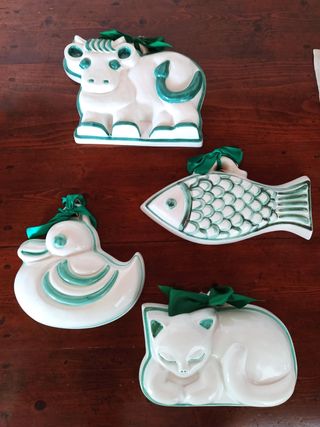 Quattro formelle da forno Thun 