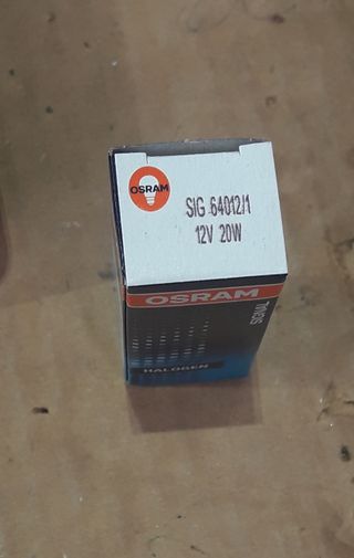 64012/1 Osram Segnale Lampada Alogena 12V 20W G4