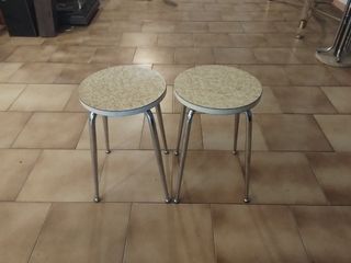 coppia di sgabelli vintage