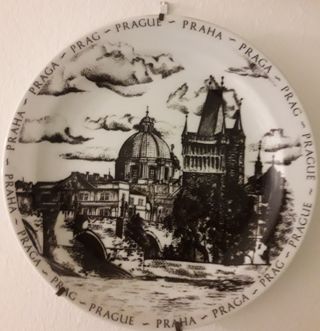 Piatto celebrativo di Praga (Repubblica Ceca)