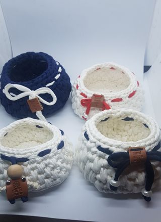 cestino handmade fettuccia