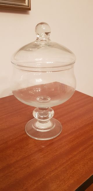 contenitore per biscotti in vetro