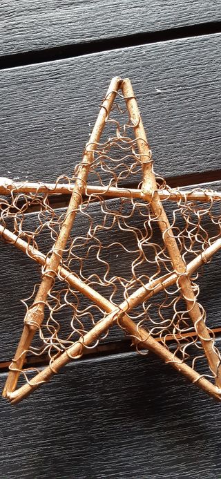 decorazione stella di natale per albero