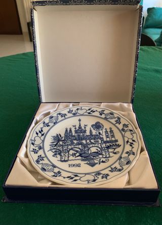 Piatto decorativo da parete Cesky Porcelan Dubì 