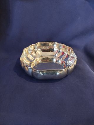 Svuotatasche porta cioccolatini silverplated