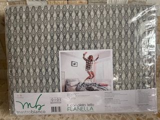 Completo letto singolo e matrimoniale flanel