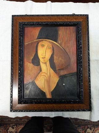 donna con cappello Modigliani 