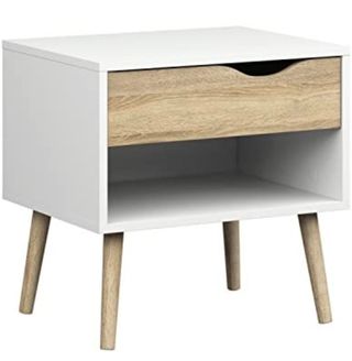 Comodini stile Norvegese bianco rovere come Nuovi