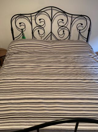 Letto matrimoniale in ferro battuto 