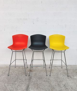 3 sgabelli Bertoia