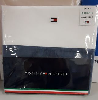 Copripiumone Tommy Hilfiger 160 x 210 in percalle
