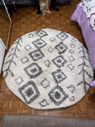 tappeto da camera peloso