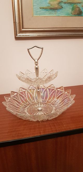 alzatina in cristallo