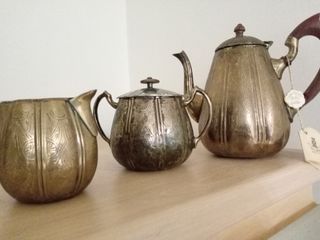 Royal Family Sheffield set teiera zuccheriera latt