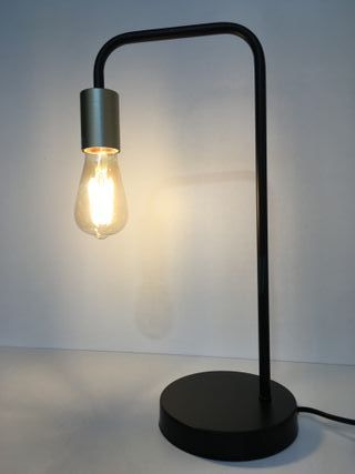 Lampada metallo nero/oro