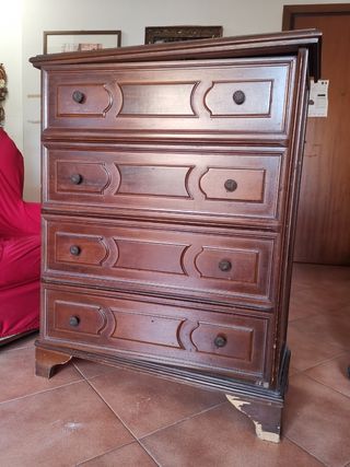 Scarpiera in legno - anni 50-60