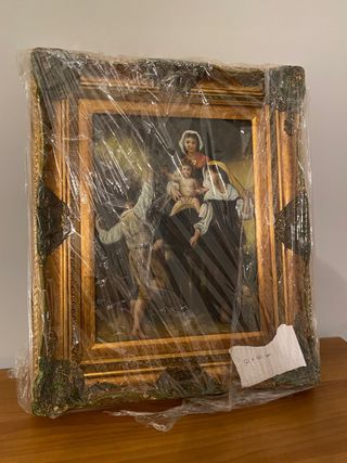 Quadro in stile barocco con cornice d'orata 