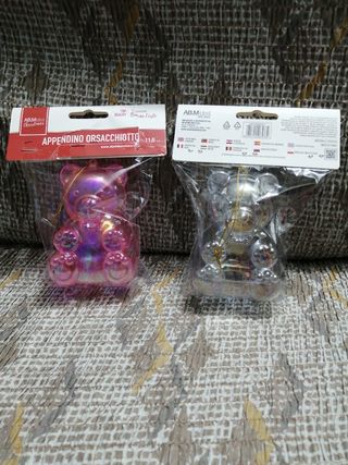 Coppia orsetti in plastica 