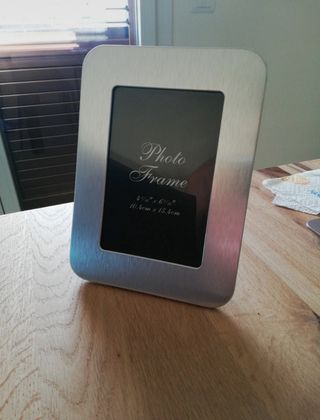 Portafoto acciaio e plastica 