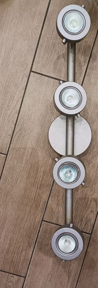 lampadario faretti plafoniera con  lampadine led 