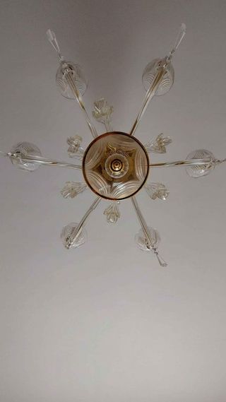  lampadario in vetro di murano