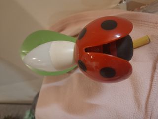 lampada foglia coccinella