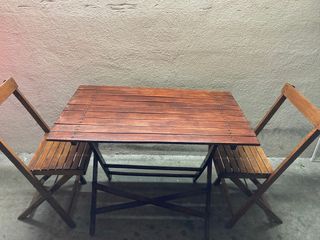 Tavolo in legno pieghevole