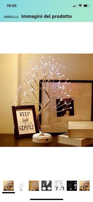 Albero decorativo con led