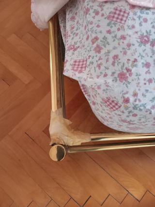 letto matrimoniale in ottone 