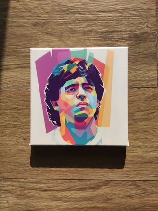 Quadro arte pop moderna ritratto di Maradona