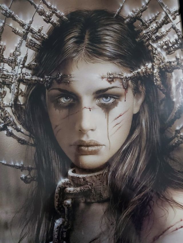 Cuadro de Luis Royo La Anunciación 67x40cm nuevo de segunda mano por 10 ...