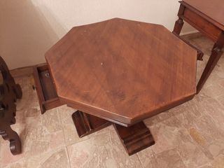 Tavolino da gioco in legno -Ottagono- mis.78x78x53