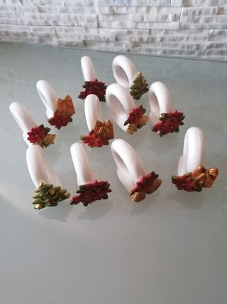 Segna posto, porta tovaglioli natalizio 