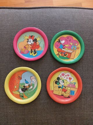 Set da 4 sottobicchieri vintage della disney in me