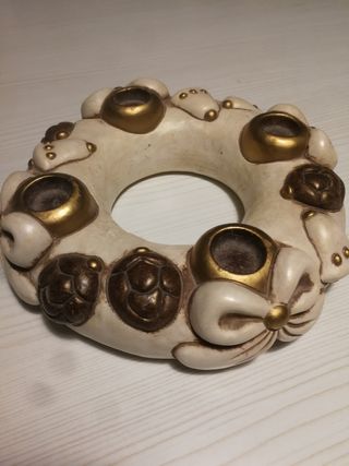 thun corona dell'avvento portacandele 