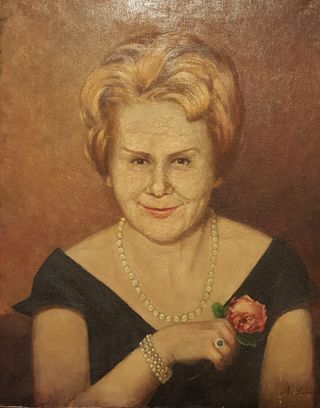 Dipinto olio firmato ▪ "Zia Ines"