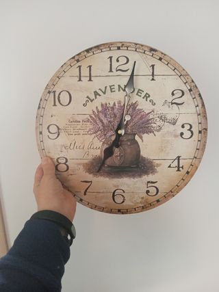 orologio da parete shabby 