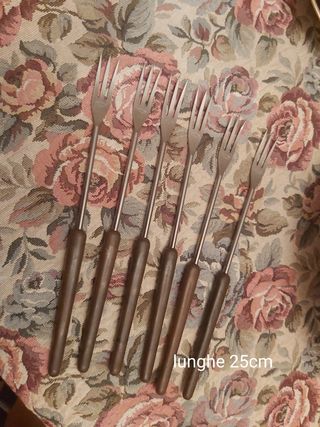 servizio 6 forchette fonduta e carne