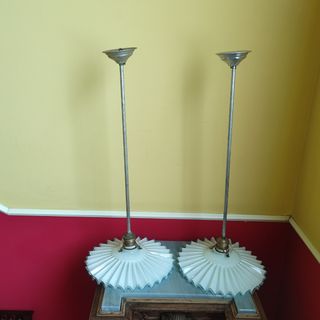 Coppia lampadari anni '40 