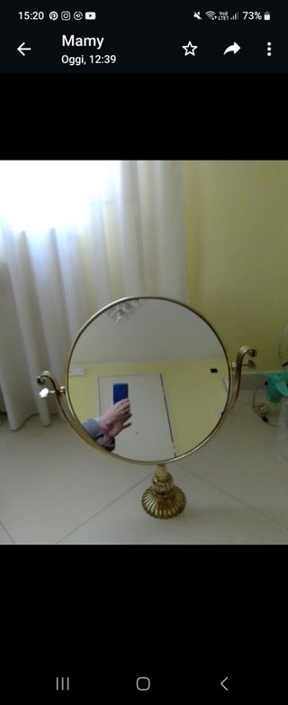 specchio da appoggio