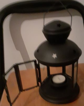 Portacandela in Metallo e vetro da appendere