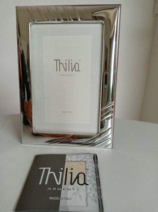 Cornice portafoto in argento nuova