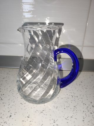 brocca in cristallo da mezzo litro