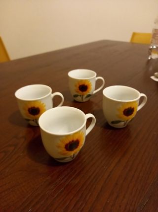 Tazze caffè girasole 