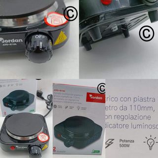 Nuovo fornello elettrico singolo
