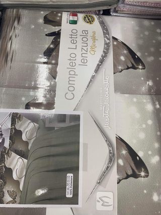 Completo letto matrimoniale in microfibra