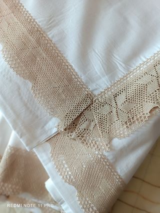 lenzuola pizzo e ricamo 